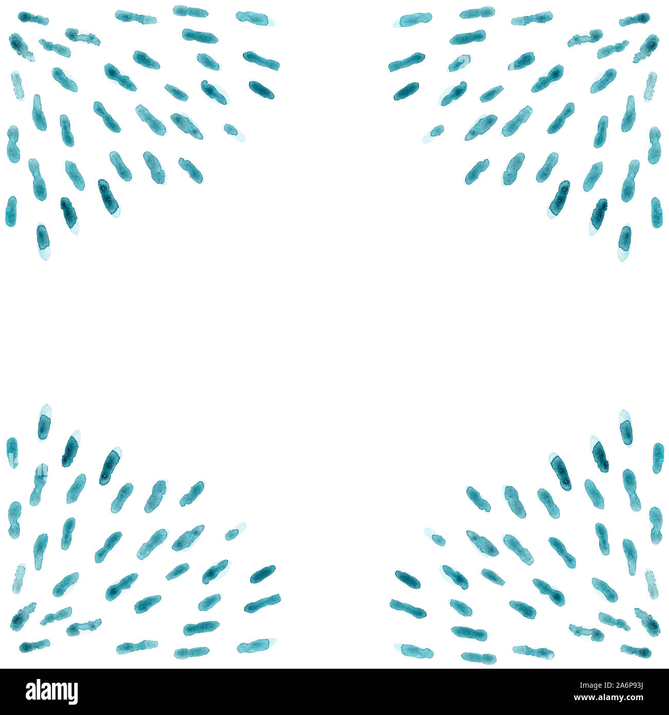 Hand drawn square summer Cut Out Stock Images & Pictures - Alamy