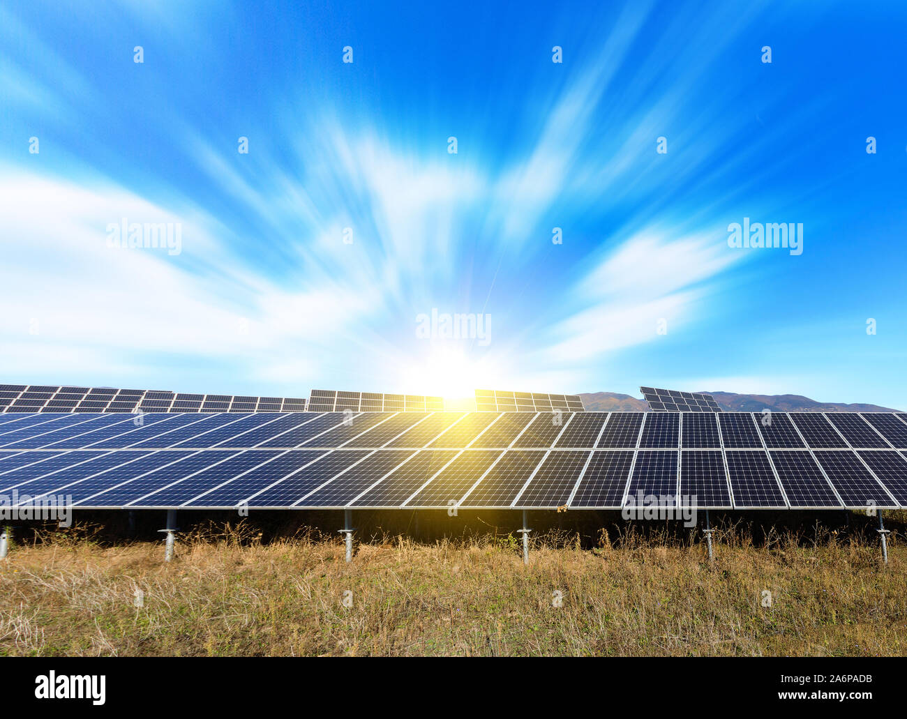 Solar panel produces green, environmentally friendly energy from the ...