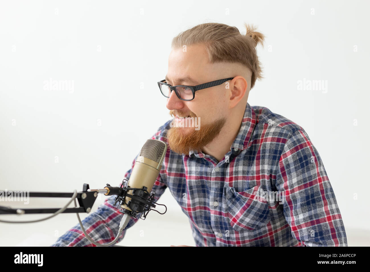 Radio host concept funny hi-res stock photography and images - Alamy
