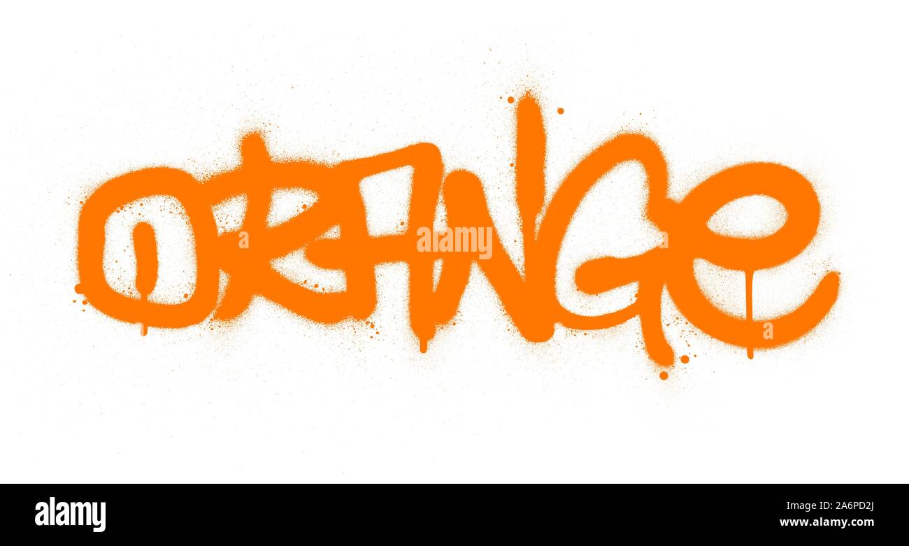 Orange word hi-res stock photography and images - Alamy