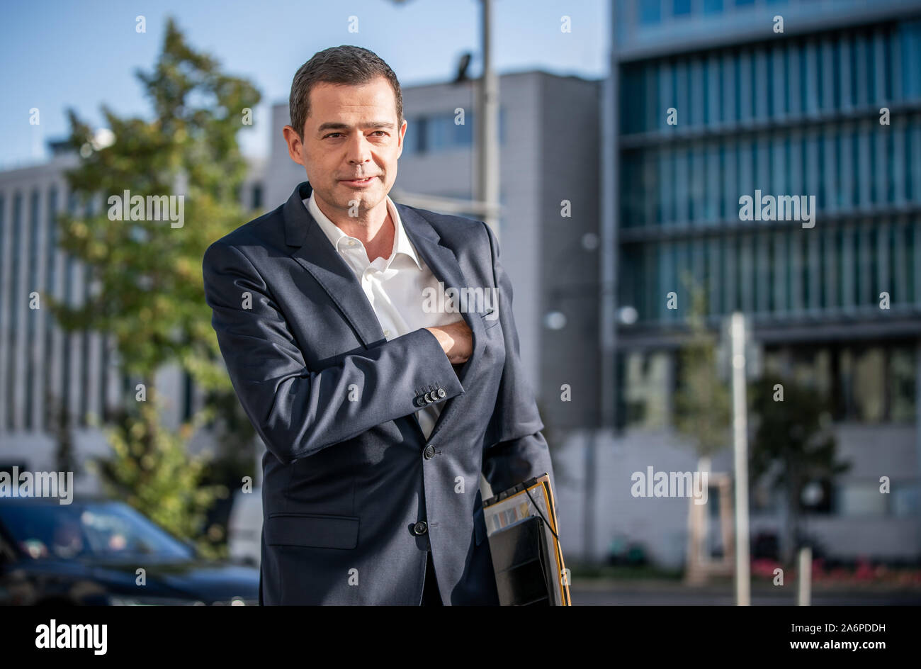 Berlin, Germany. 28th Oct, 2019. Mike Mohring, state chairman of the ...