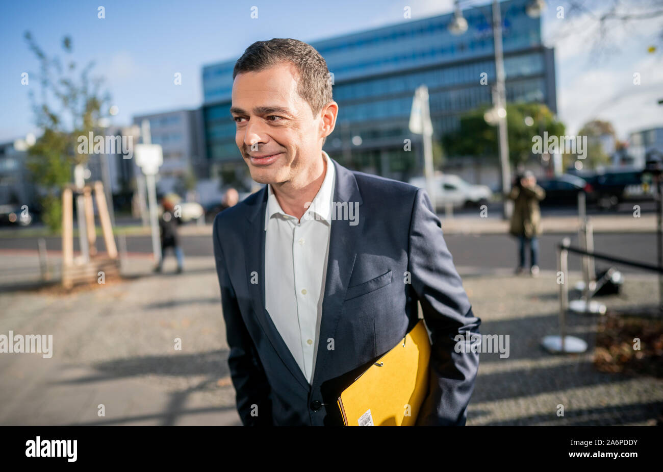 Berlin, Germany. 28th Oct, 2019. Mike Mohring, state chairman of the ...