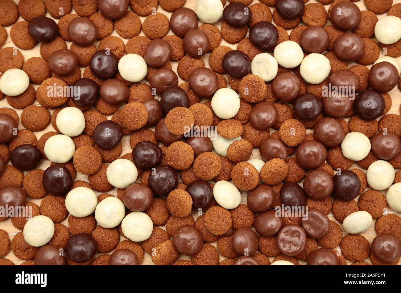 Traditional sweets for the celebration of Saint Nicolas (Sinterklaas) a ...