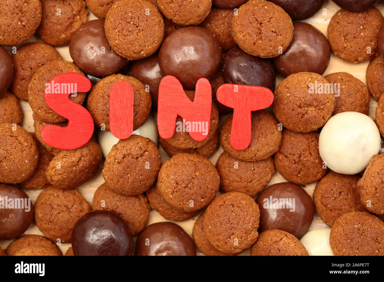 Traditional sweets for the celebration of Saint Nicolas (Sinterklaas) a ...