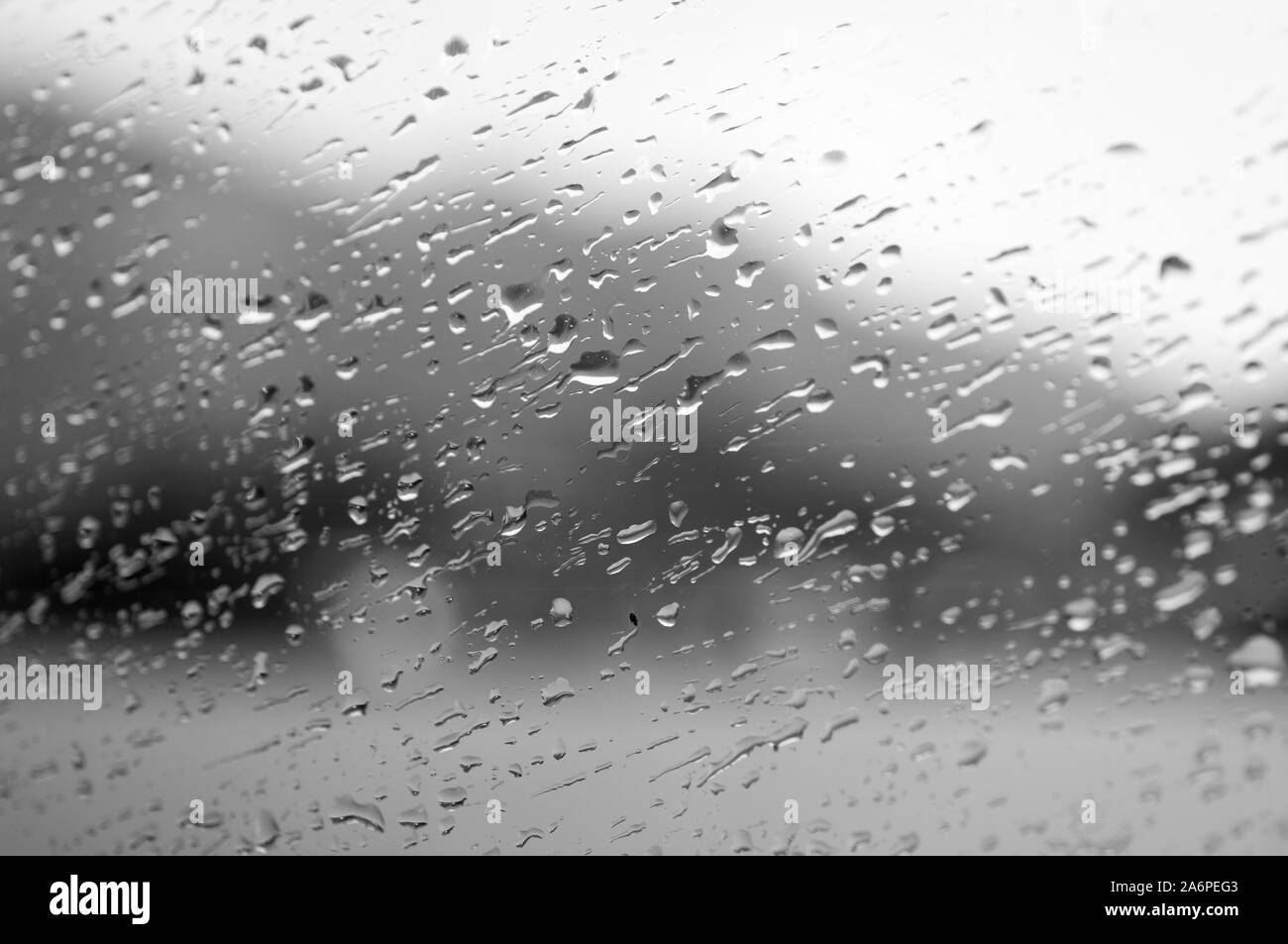 Water Droplets on Window Stock Photo - Alamy