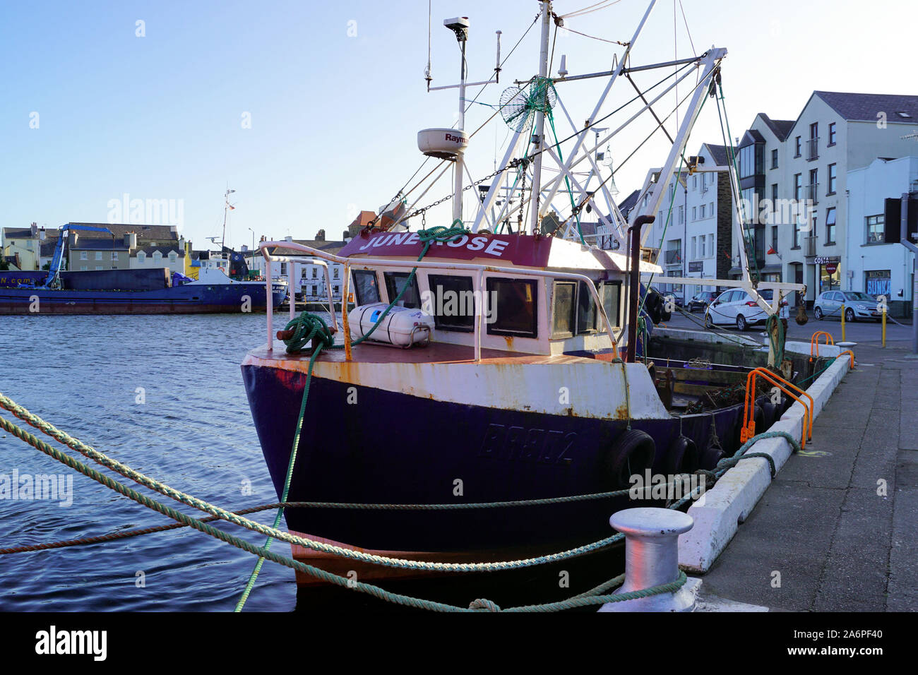 Fishing Vessel June Rose at Ramsey Isle of Man Stock Photo - Alamy
