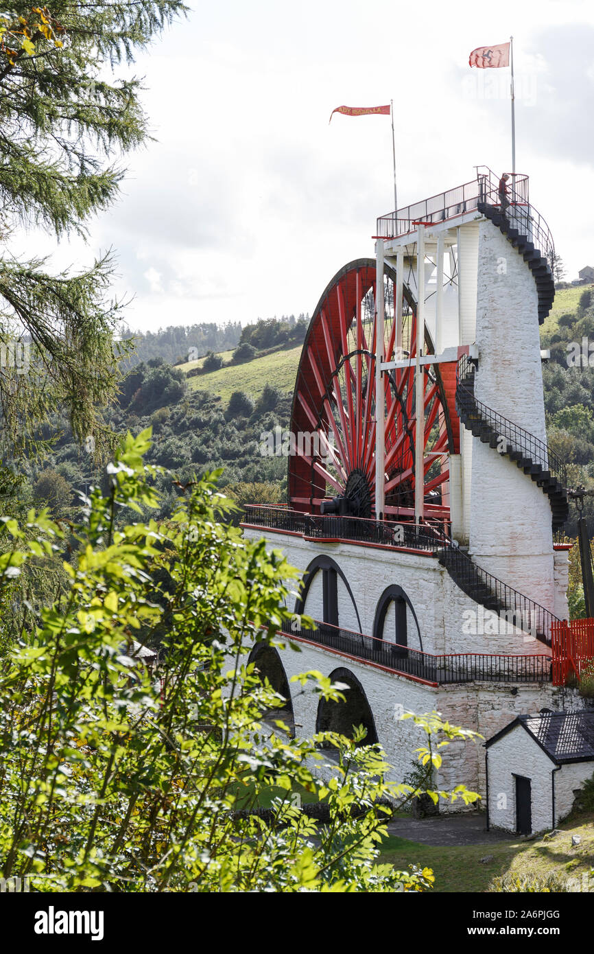 Great Laxey Wheel or Lady Isabella is the largest working waterwheel in ...