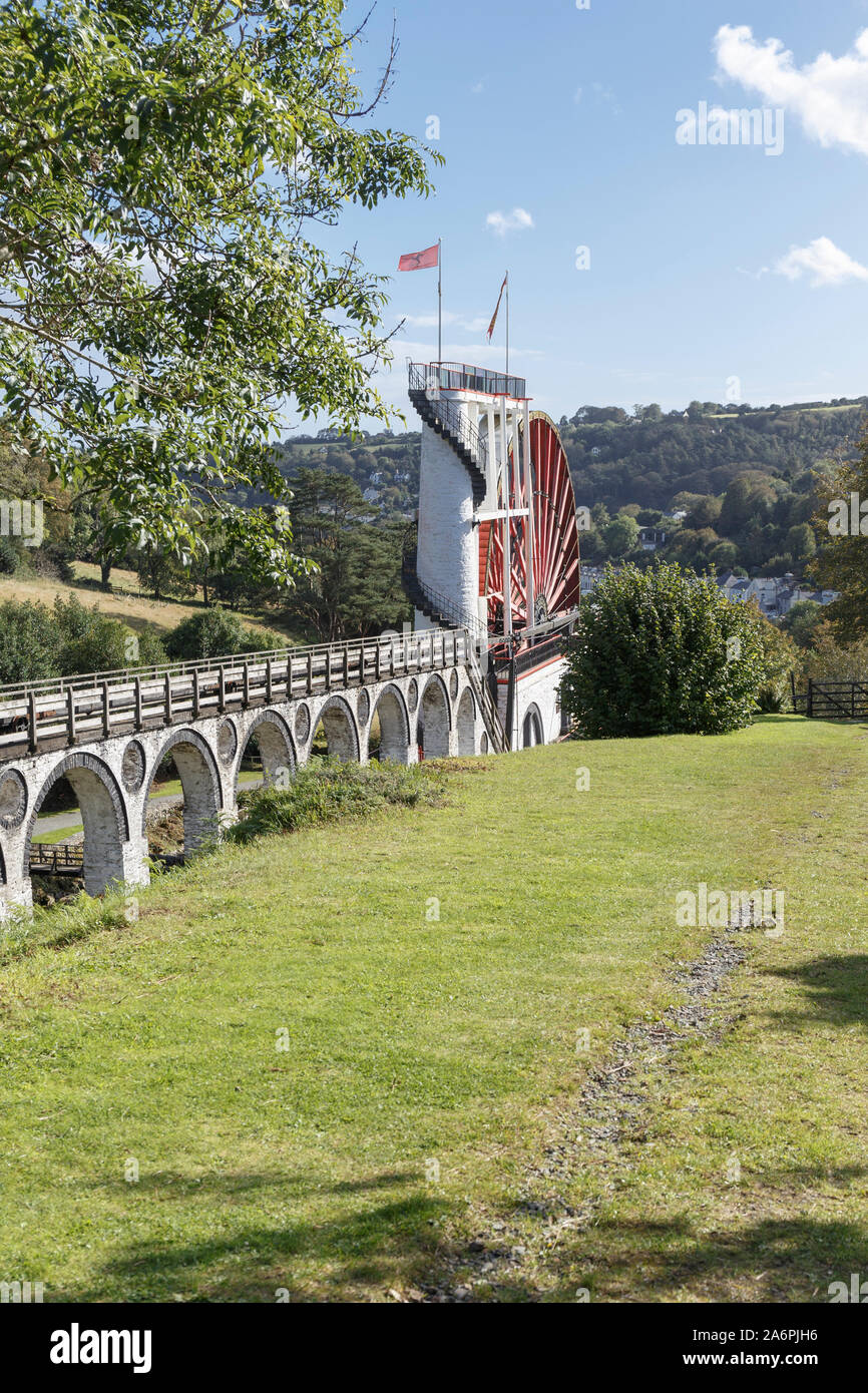 Great Laxey Wheel or Lady Isabella is the largest working waterwheel in ...