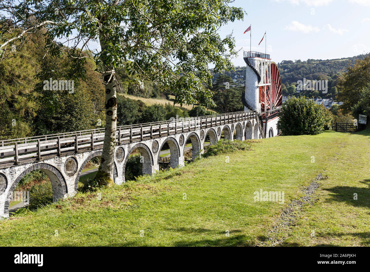 Great Laxey Wheel or Lady Isabella is the largest working waterwheel in ...
