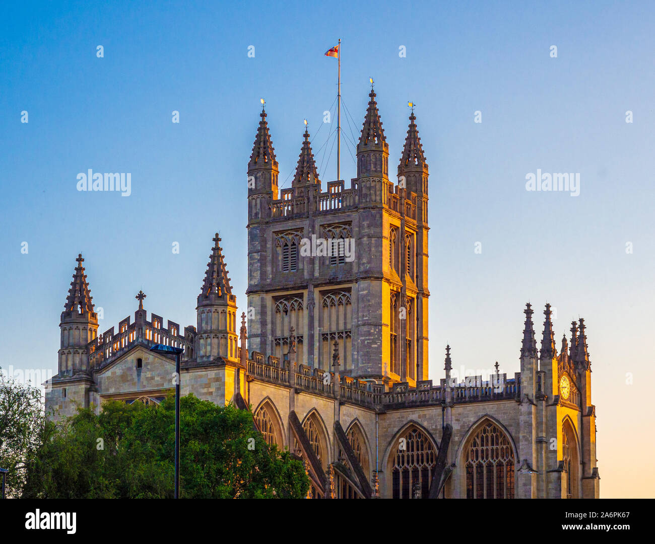 Bath Abbey, a parish church of the Church of England and former ...