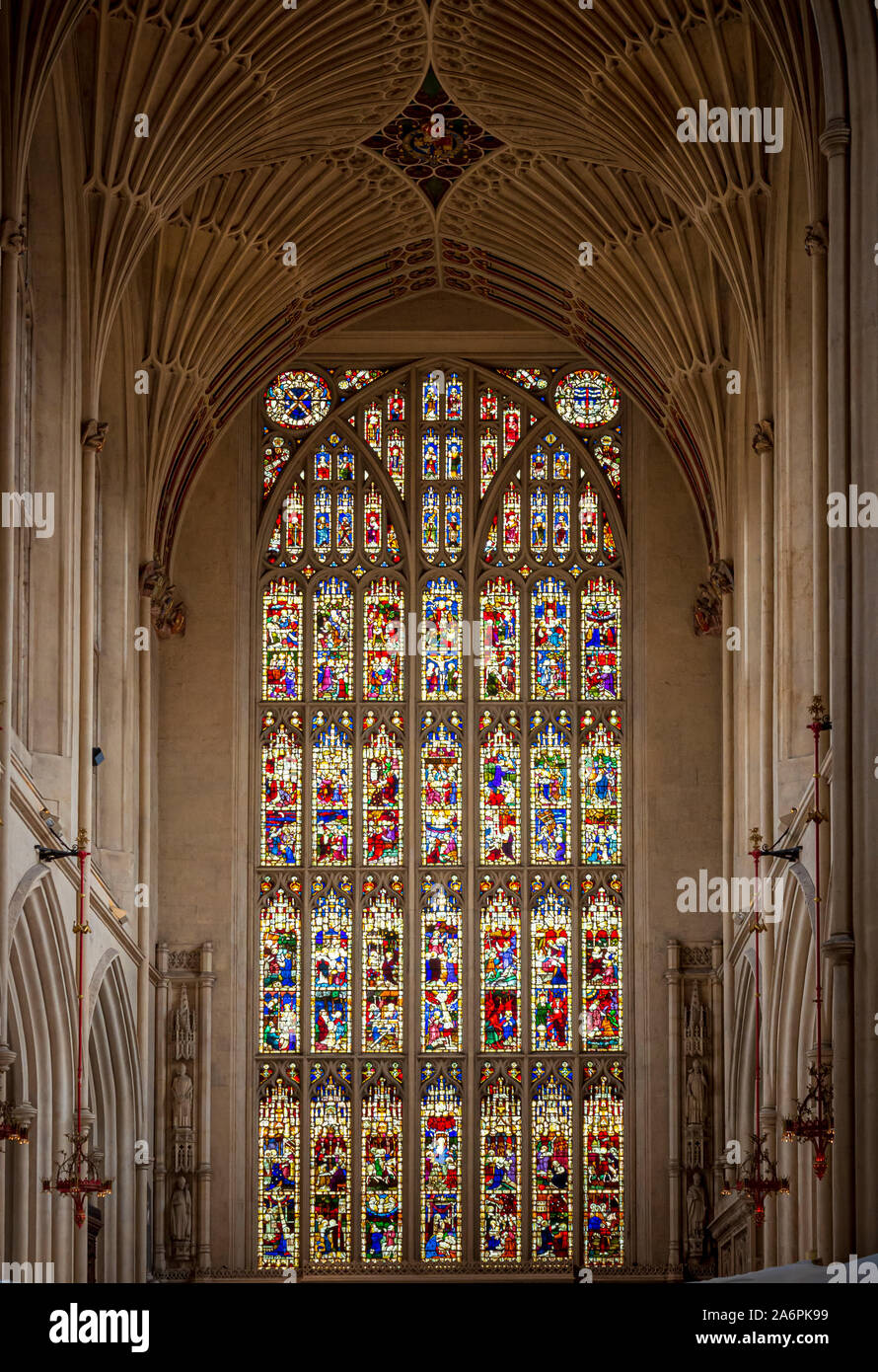Bath abbey interior hi-res stock photography and images - Alamy