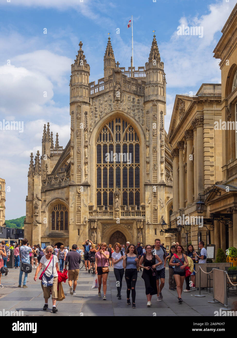 Bath Abbey, a parish church of the Church of England and former ...