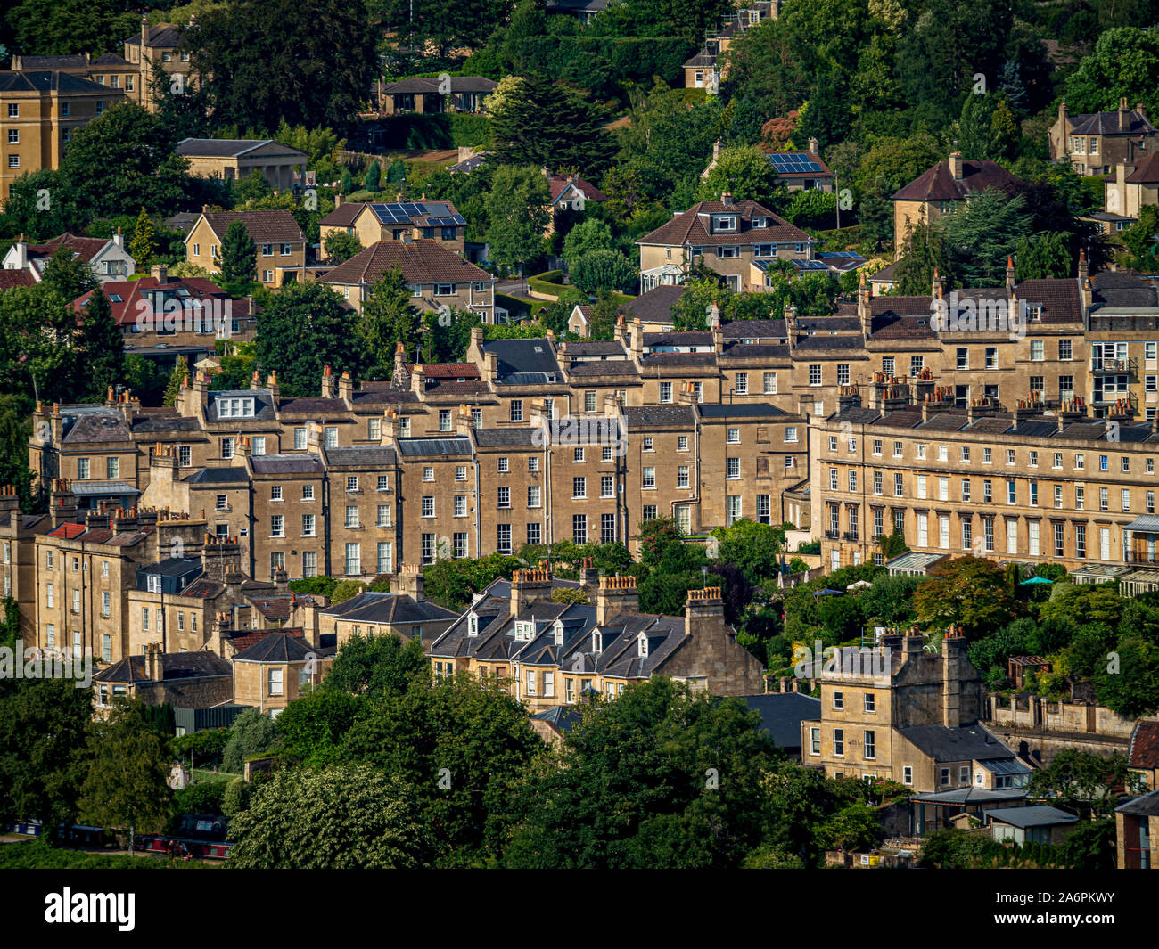 Bath city, Somerset, UK. Viewed from Alexandra Park Stock Photo - Alamy