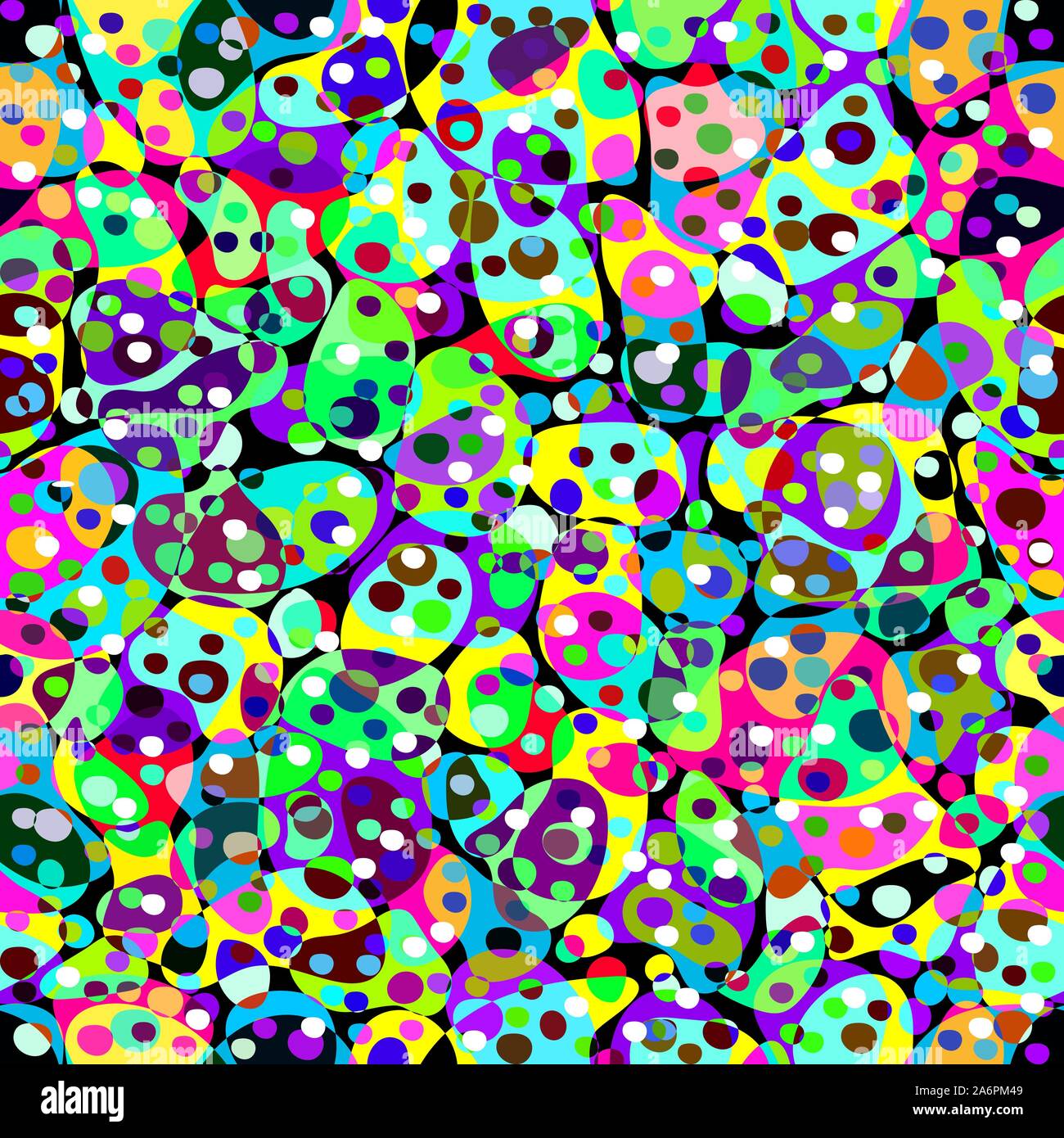 Rainbow multicolor abstract spotted seamless pattern, background from ...