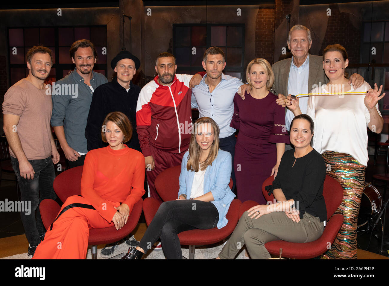 "Koelner Treff" episode 520 on WDR TV with these guests: Front row ...