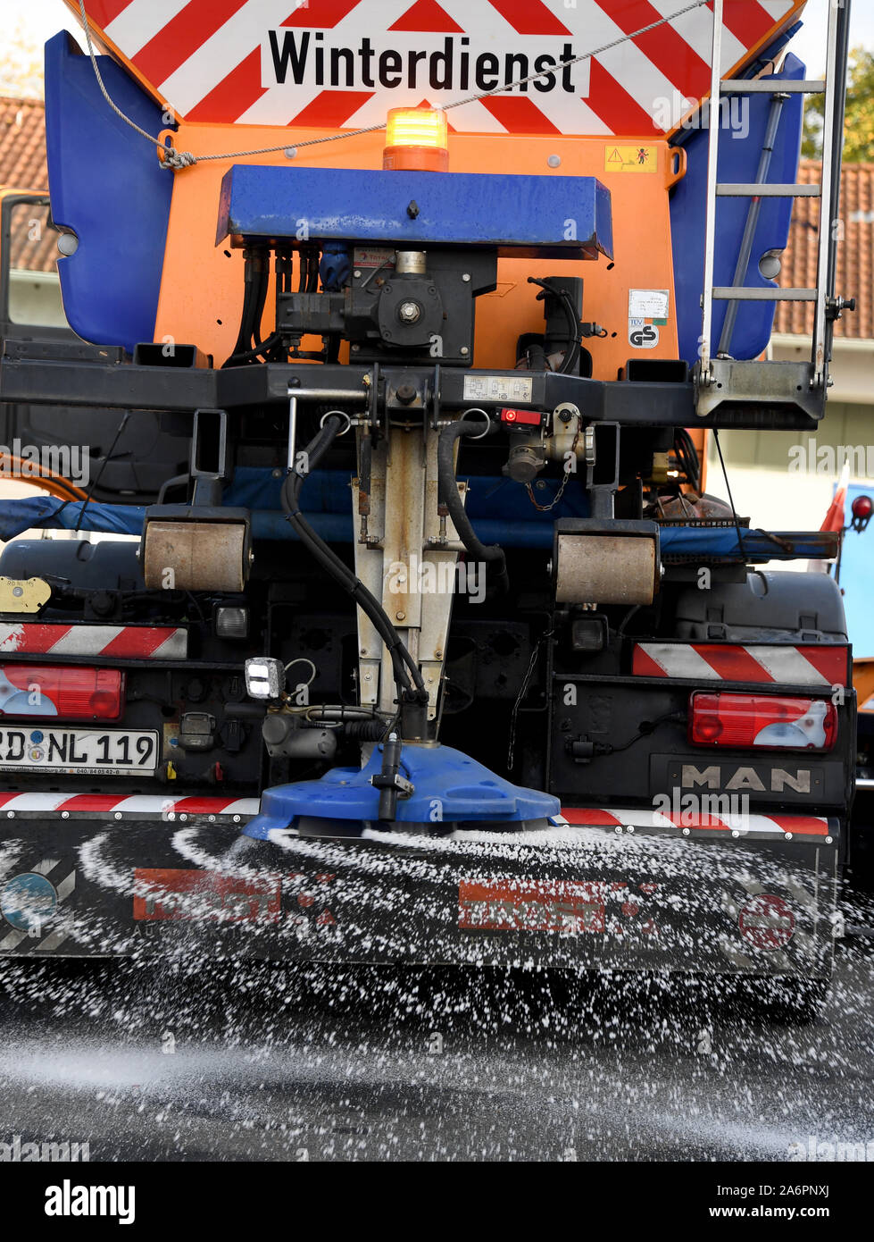 Road gritting machines hi-res stock photography and images - Alamy