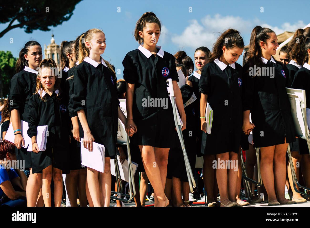 Rome Italy September 29, 2019 Celebrations of the 150th anniversary of ...