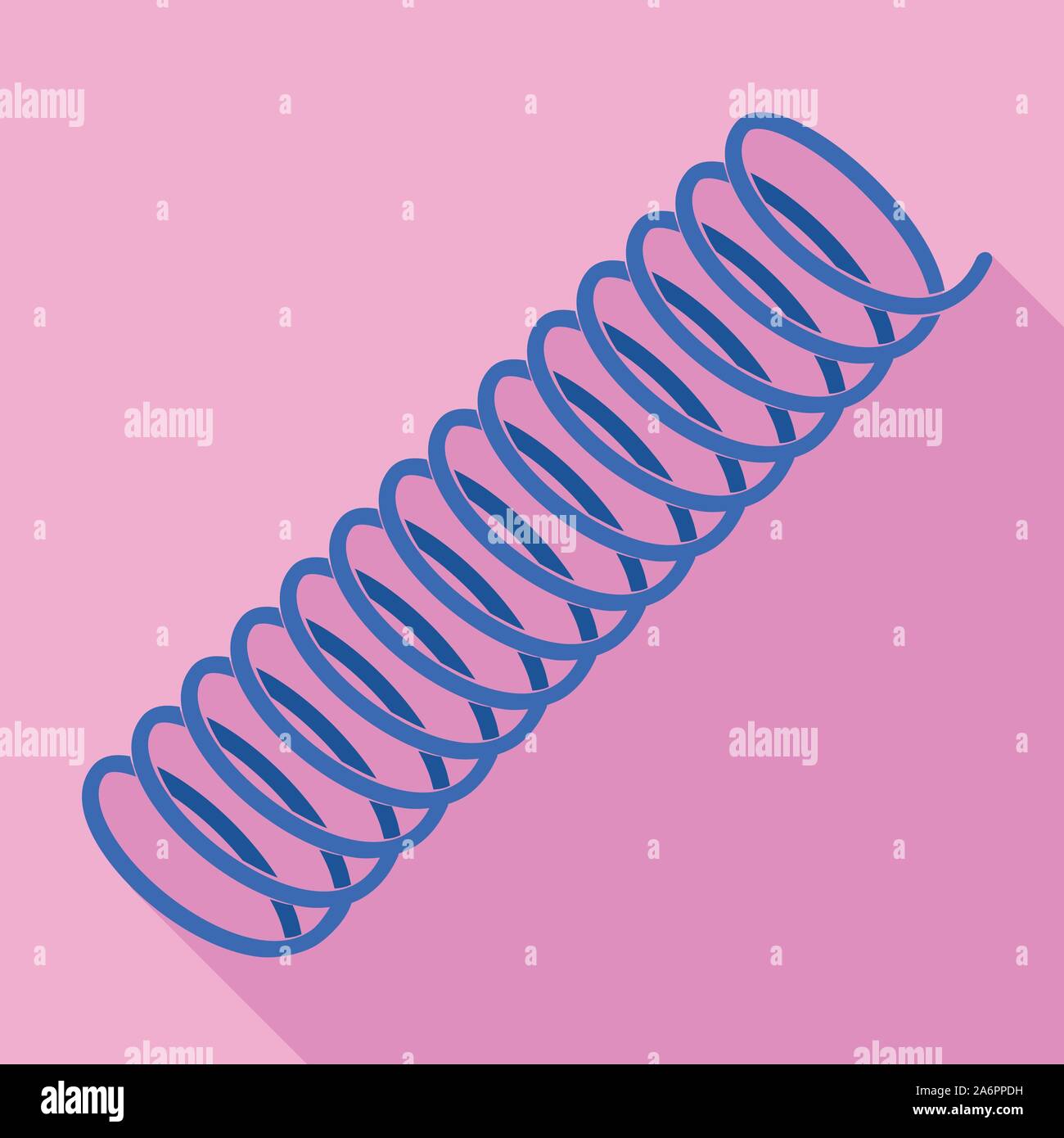 Steel coil icon. Flat illustration of steel coil vector icon for web ...