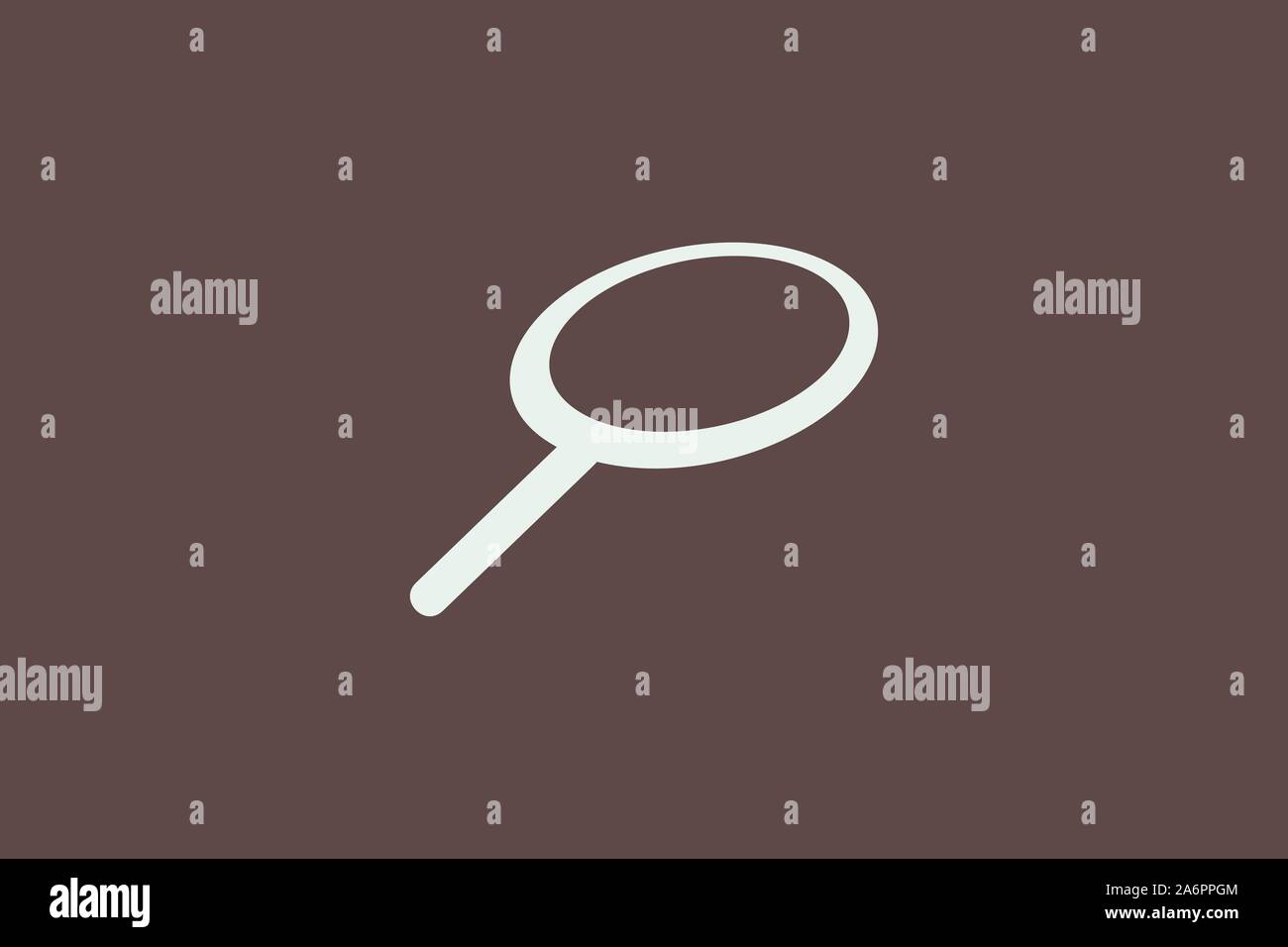 Minimalist magnifying logo and icon design Stock Vector Image & Art - Alamy