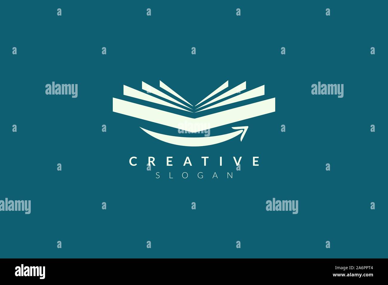 Book logo design opens with a smile. Minimalist and modern vector ...