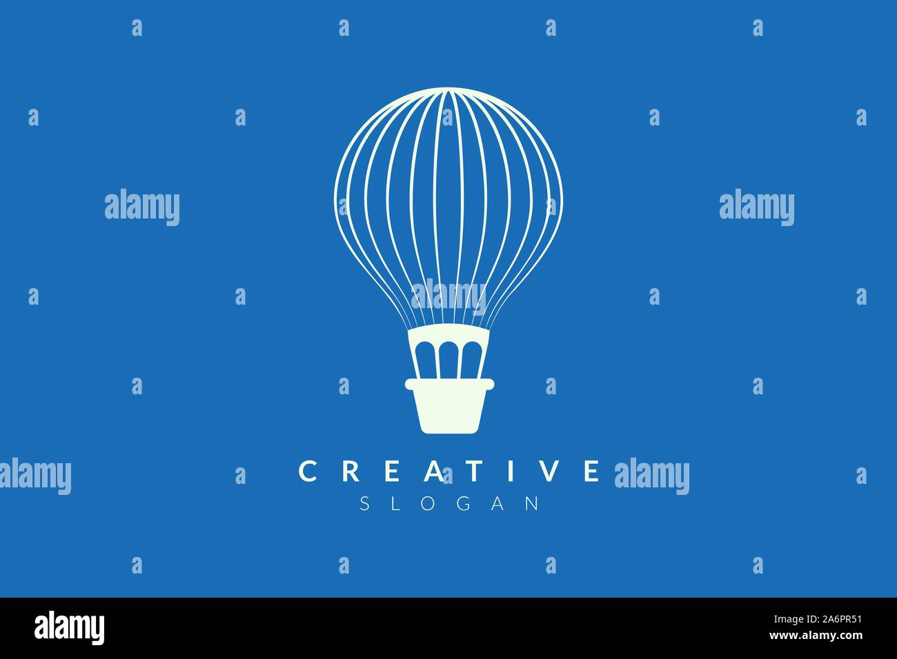 Blimp logo design for tourist, adventure, flight. Minimalist and modern ...