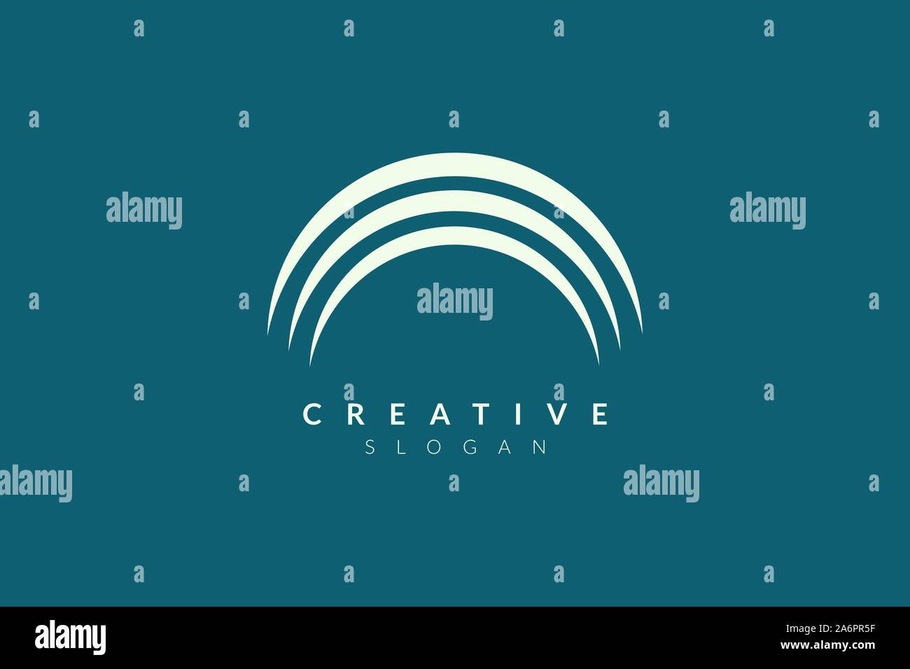 Stage logo design. Minimalist and modern vector illustration design ...