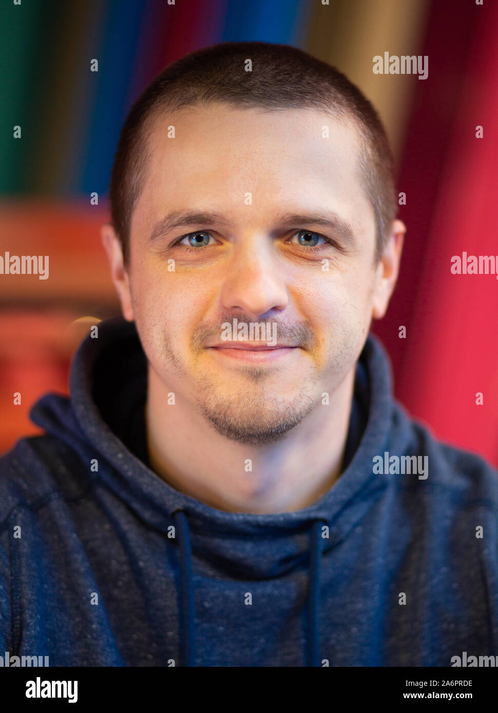 Portrait happy young man little hi-res stock photography and images - Alamy
