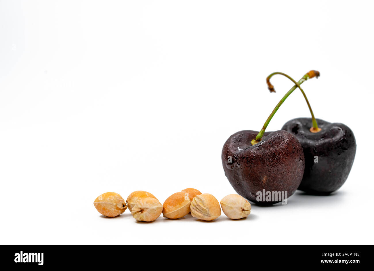 Cherry fruit seed hi-res stock photography and images - Alamy
