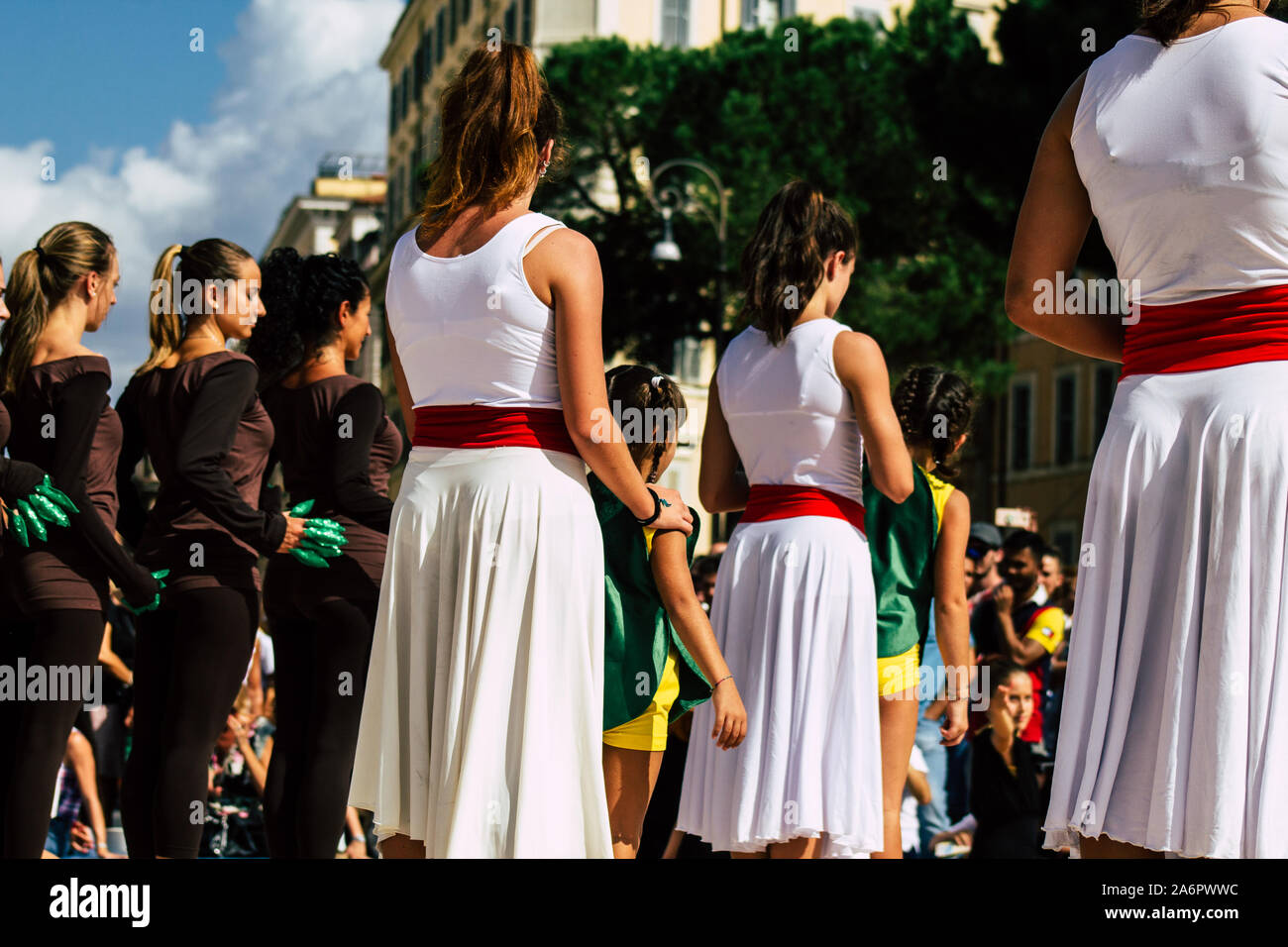 Rome Italy September 29, 2019 Celebrations of the 150th anniversary of ...