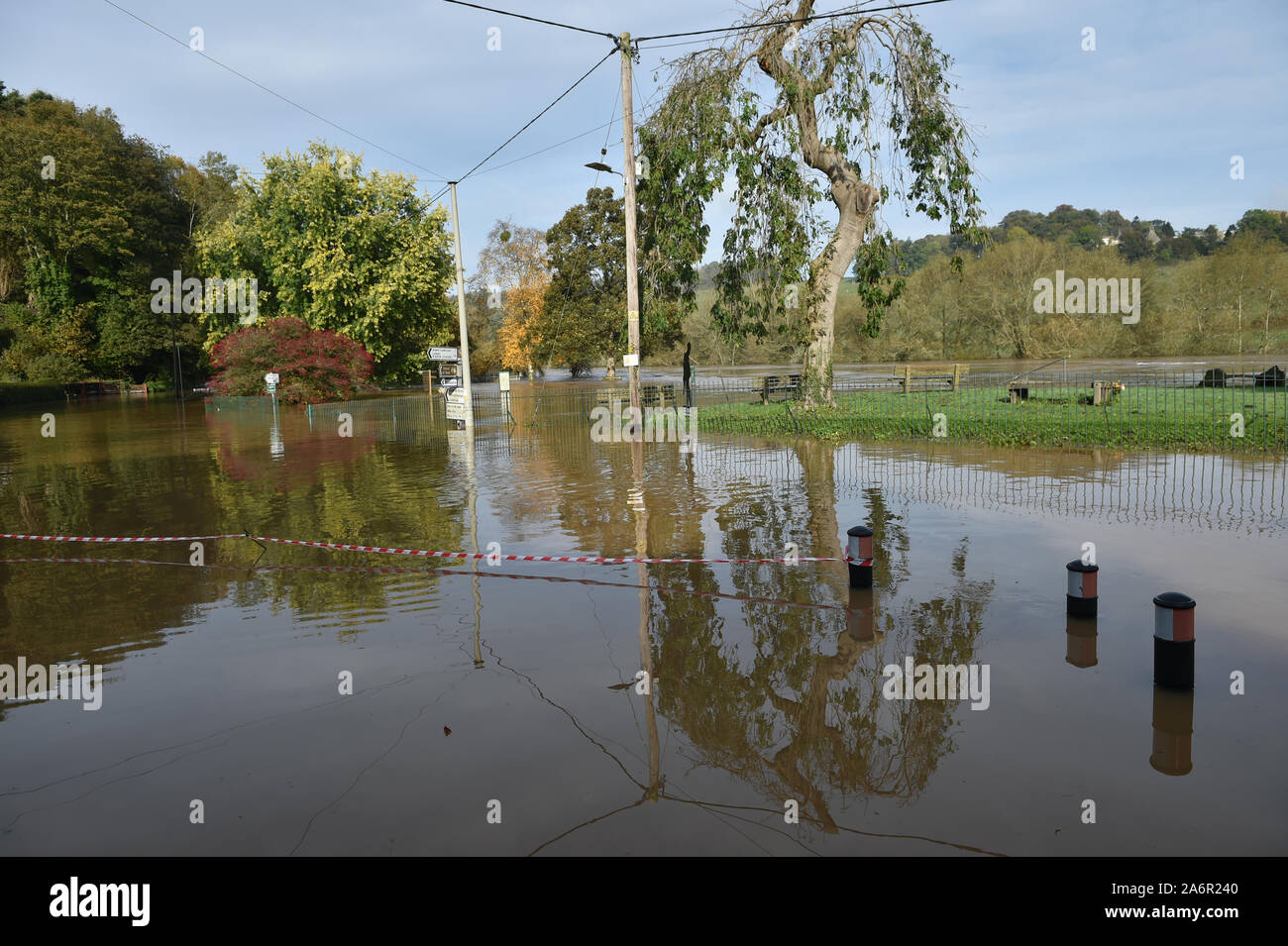River wye flooding hi-res stock photography and images - Alamy