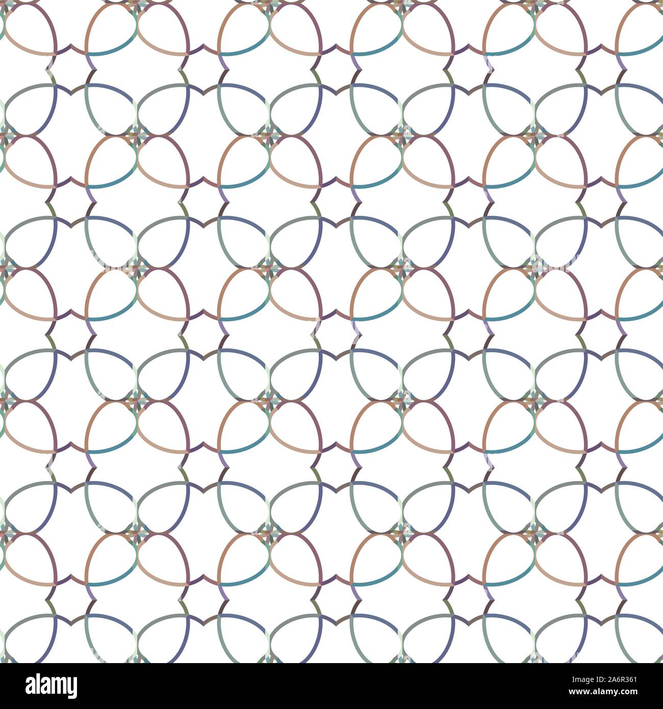 Seamless vector pattern in geometric ornamental style Stock Vector ...