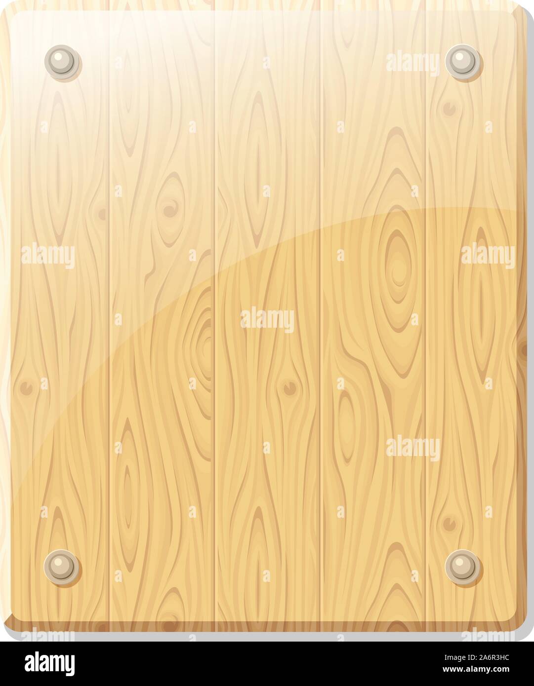 Vector wooden board sign on a white background Stock Vector Image & Art ...