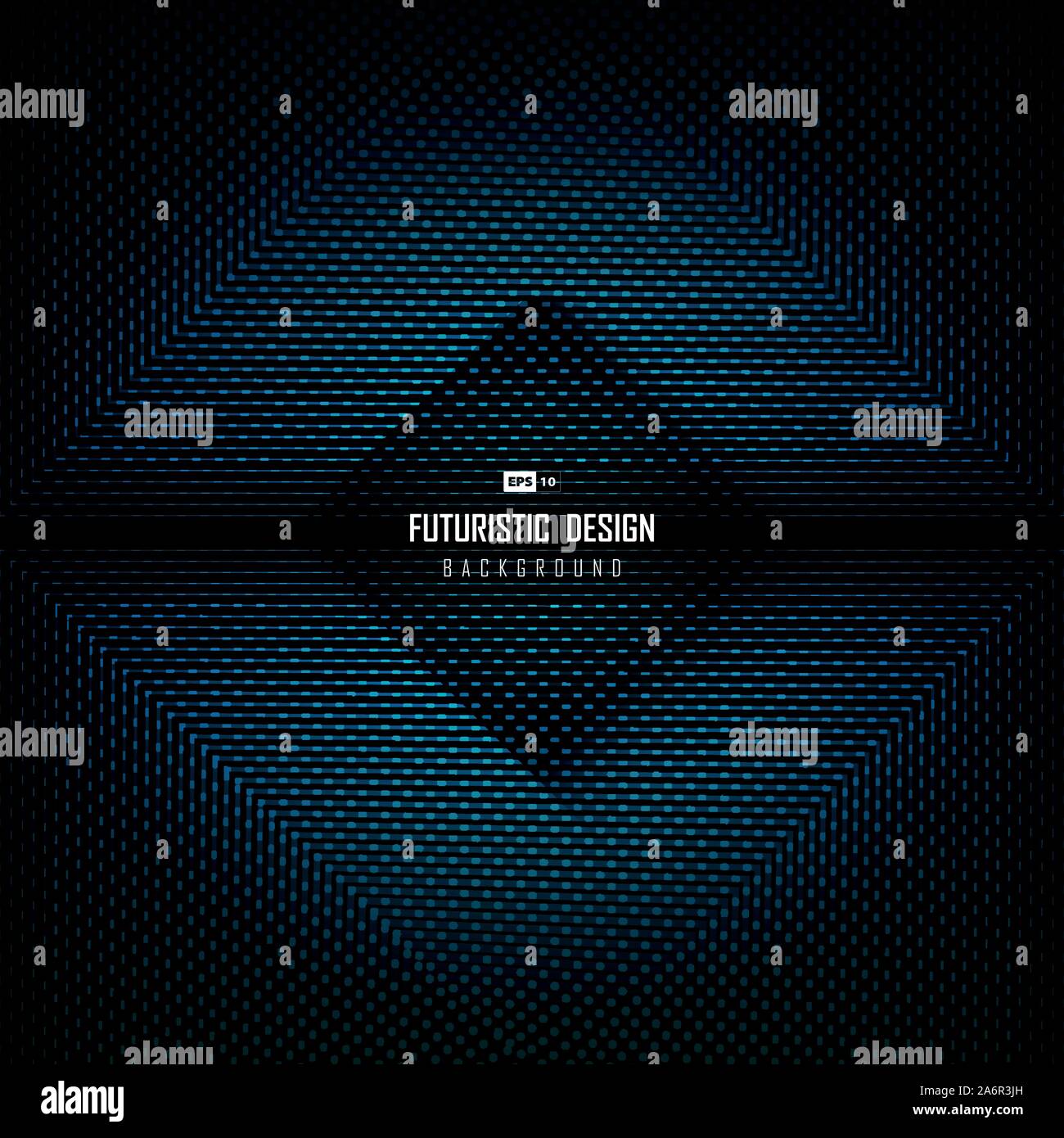 Abstract blue tech futuristic of future technology design decoration ...