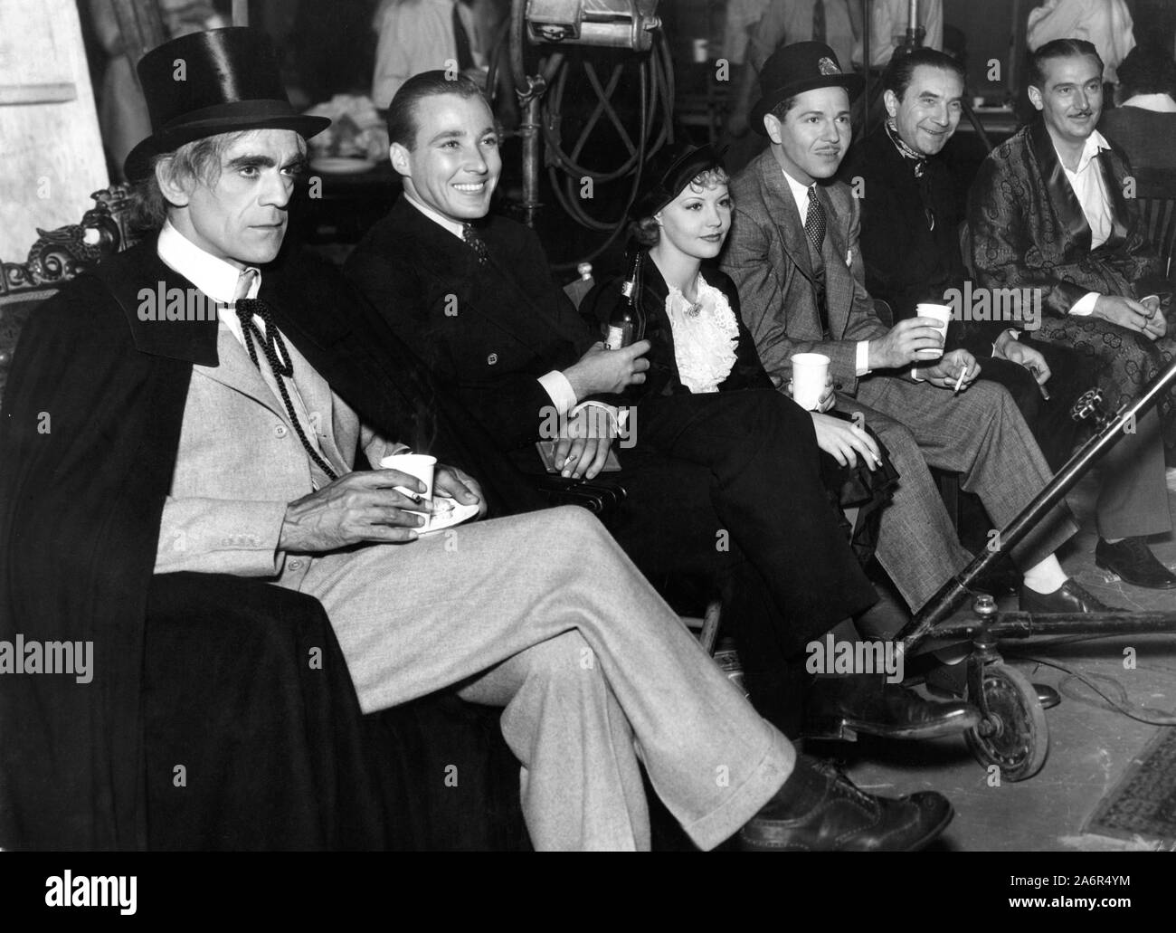 Boris karloff, on set hi-res stock photography and images - Alamy
