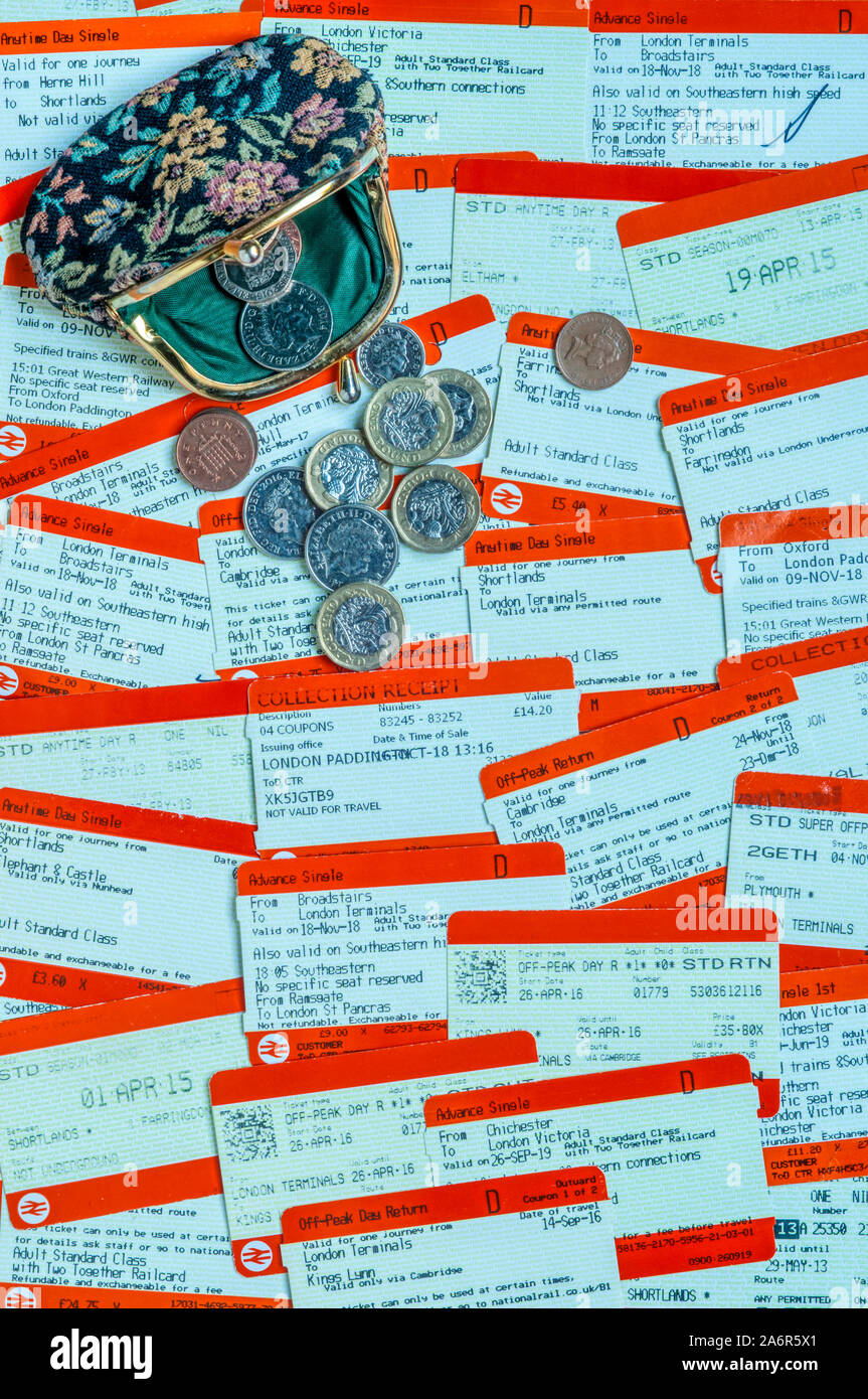 Vertical pile tickets hi-res stock photography and images - Alamy