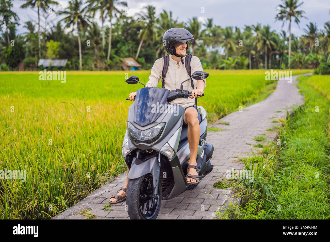 Bali field cycle hi-res stock photography and images - Alamy