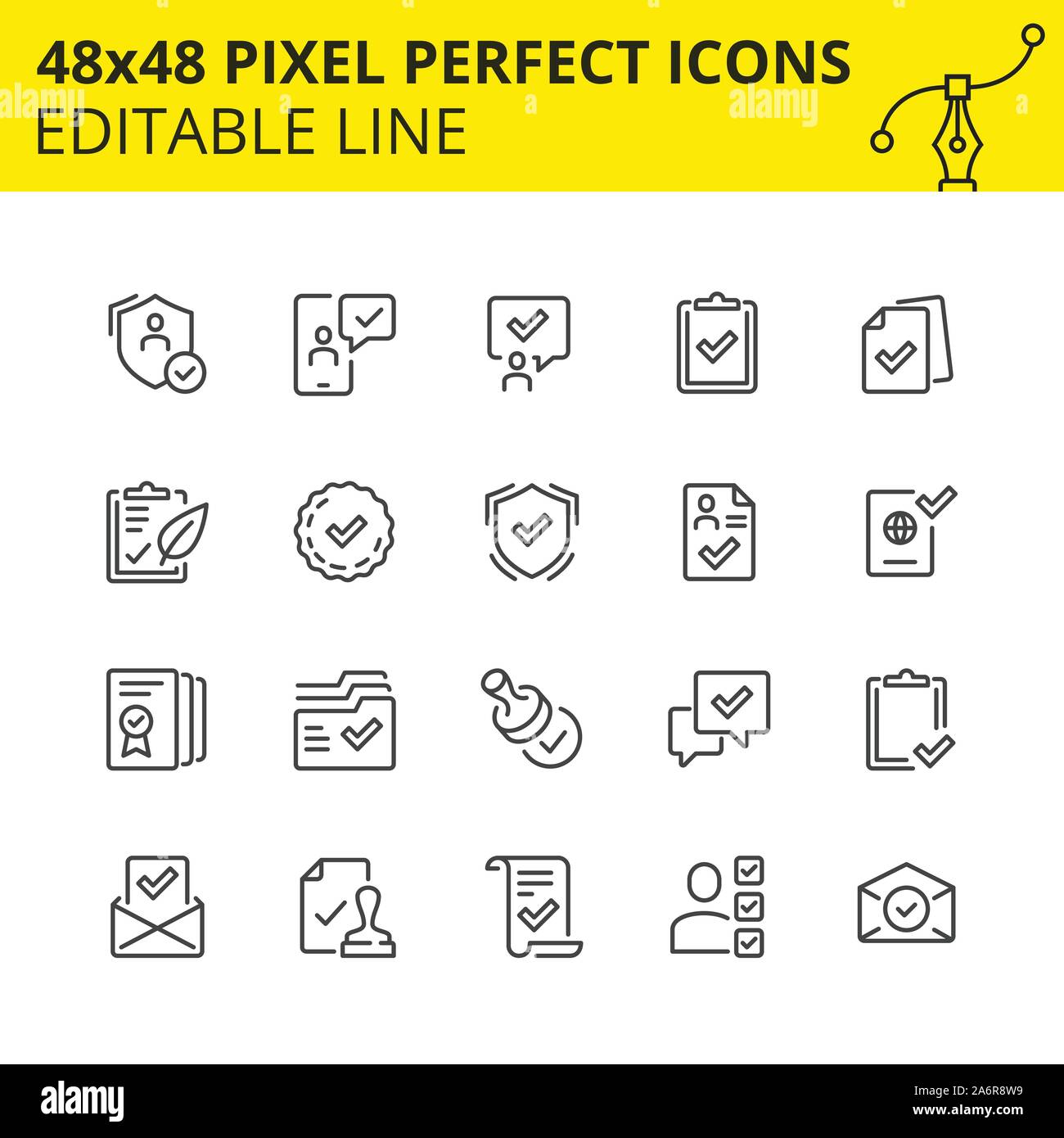 Done tick hi-res stock photography and images - Alamy