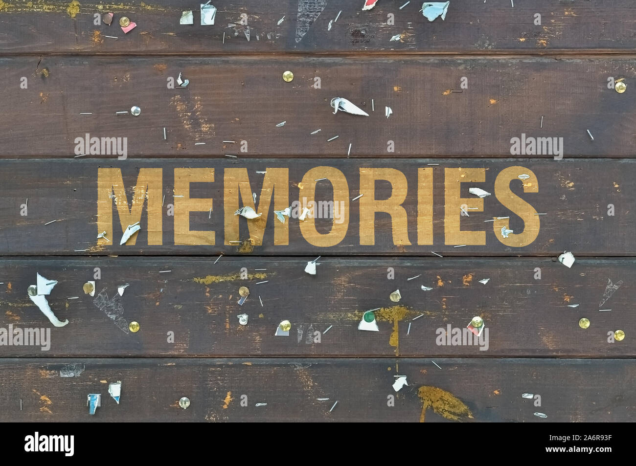Single word Memories written on a dark wooden background Stock Photo ...