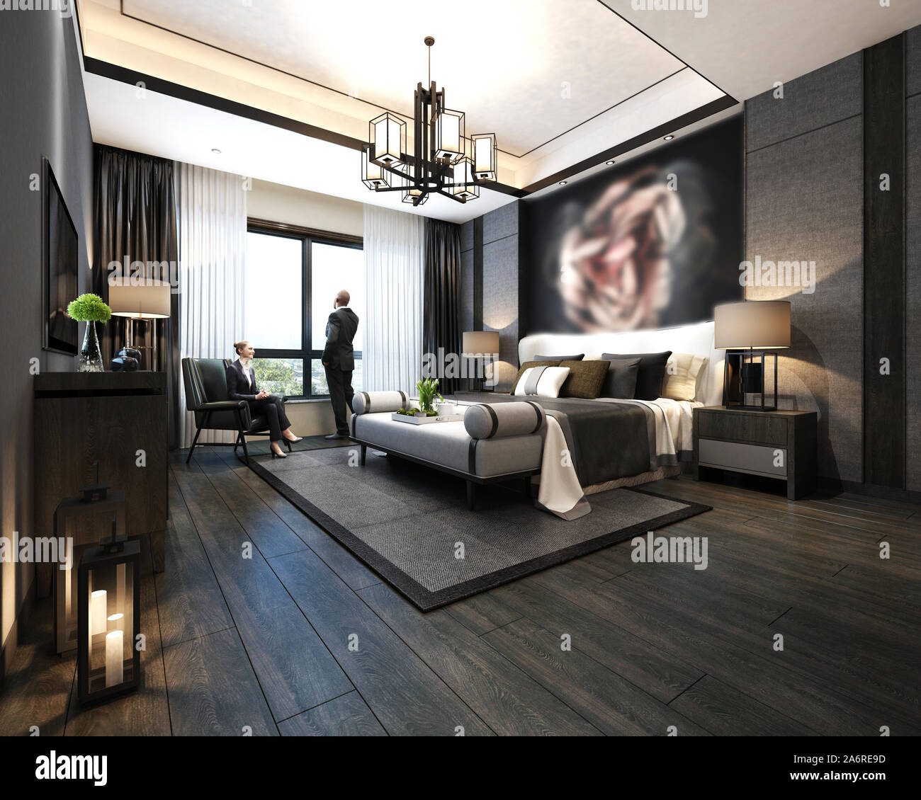 Interior of style hotel hi-res stock photography and images - Alamy