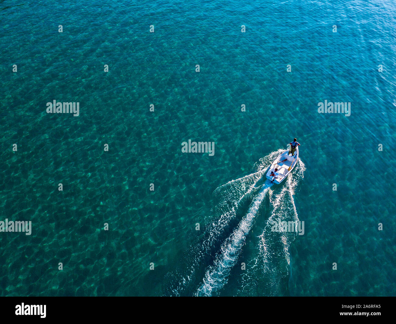 Rowing boat from above hi-res stock photography and images - Alamy