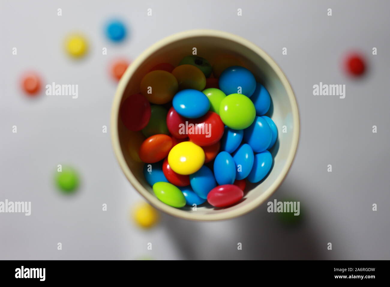 King Bite Chocolate Gems Candy Stock Photo - Alamy