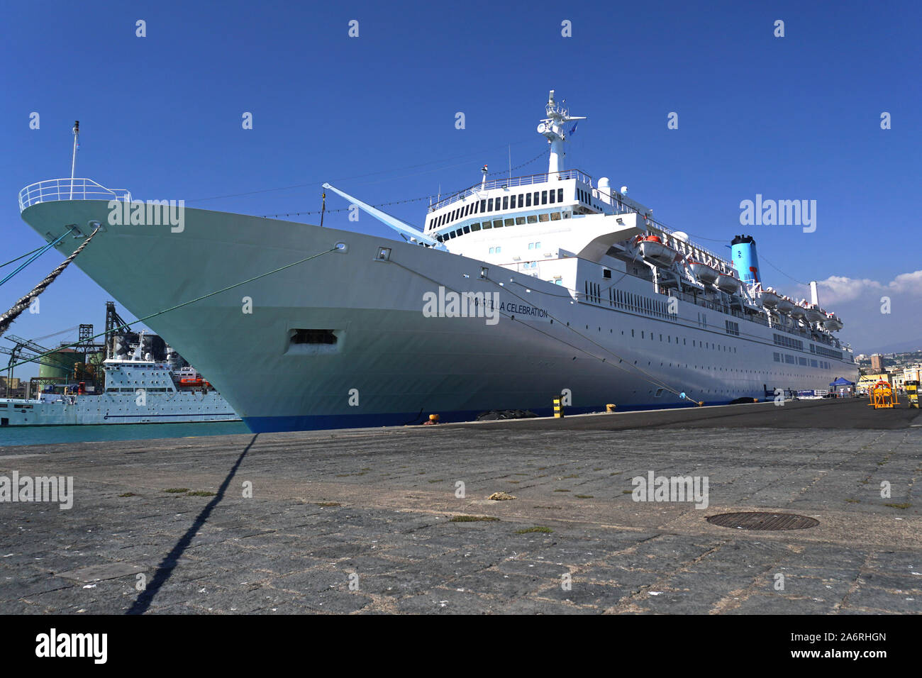 The cruise ship Marella Celebration in port Stock Photo - Alamy