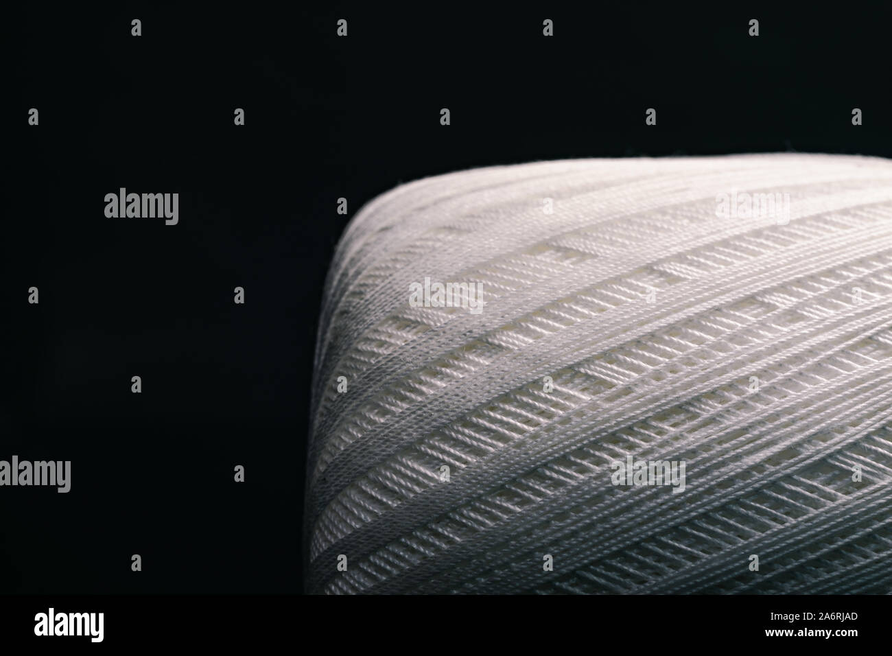 Beautiful white tangle of thread on a dark background texture Stock ...