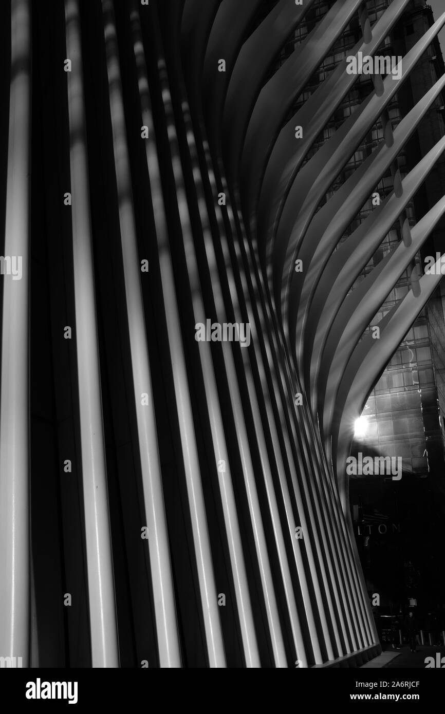 Abstract detail of the Oculus in New York City Stock Photo - Alamy