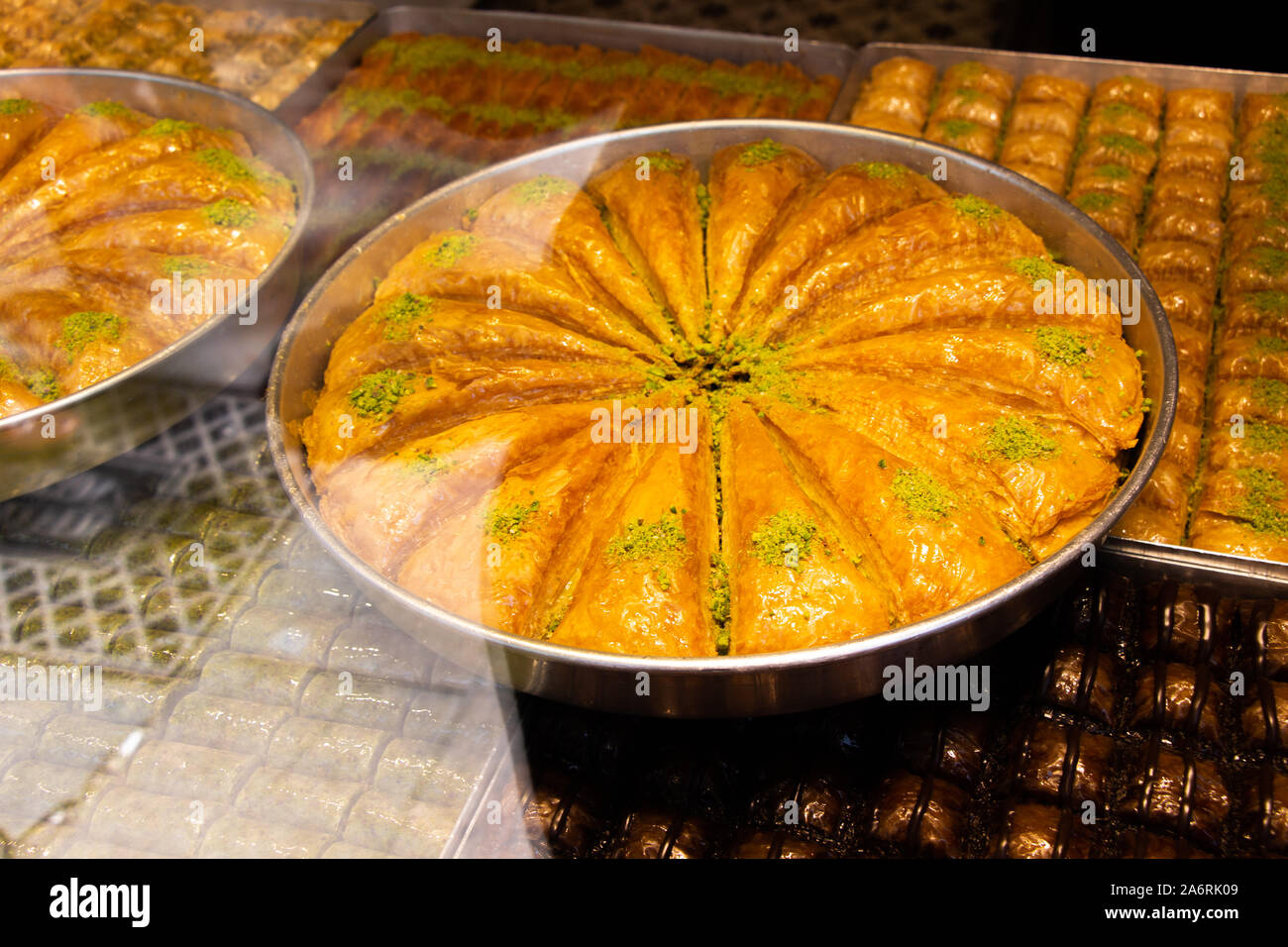 Traditional Turkish Dessert as sweet snack Stock Photo - Alamy