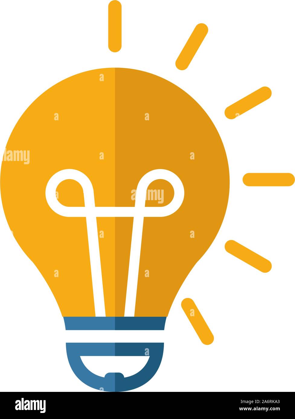 Creative Idea icon. Simple flat element from design ui and ux ...