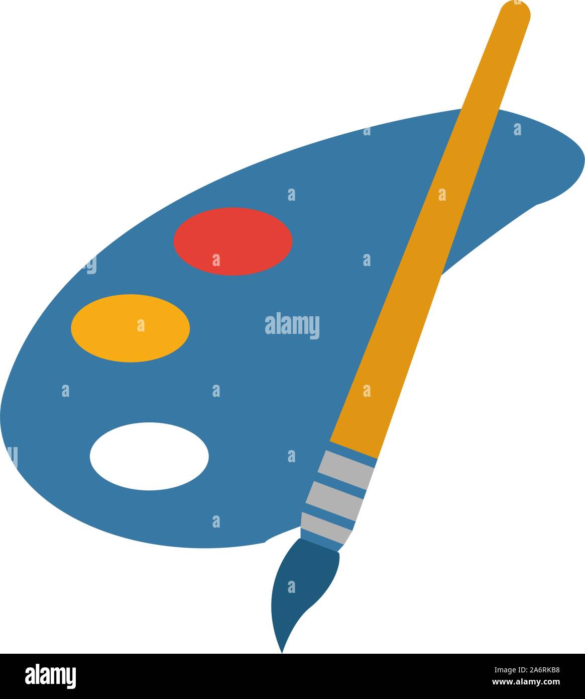 Painting icon. Simple flat element from design ui and ux collection ...