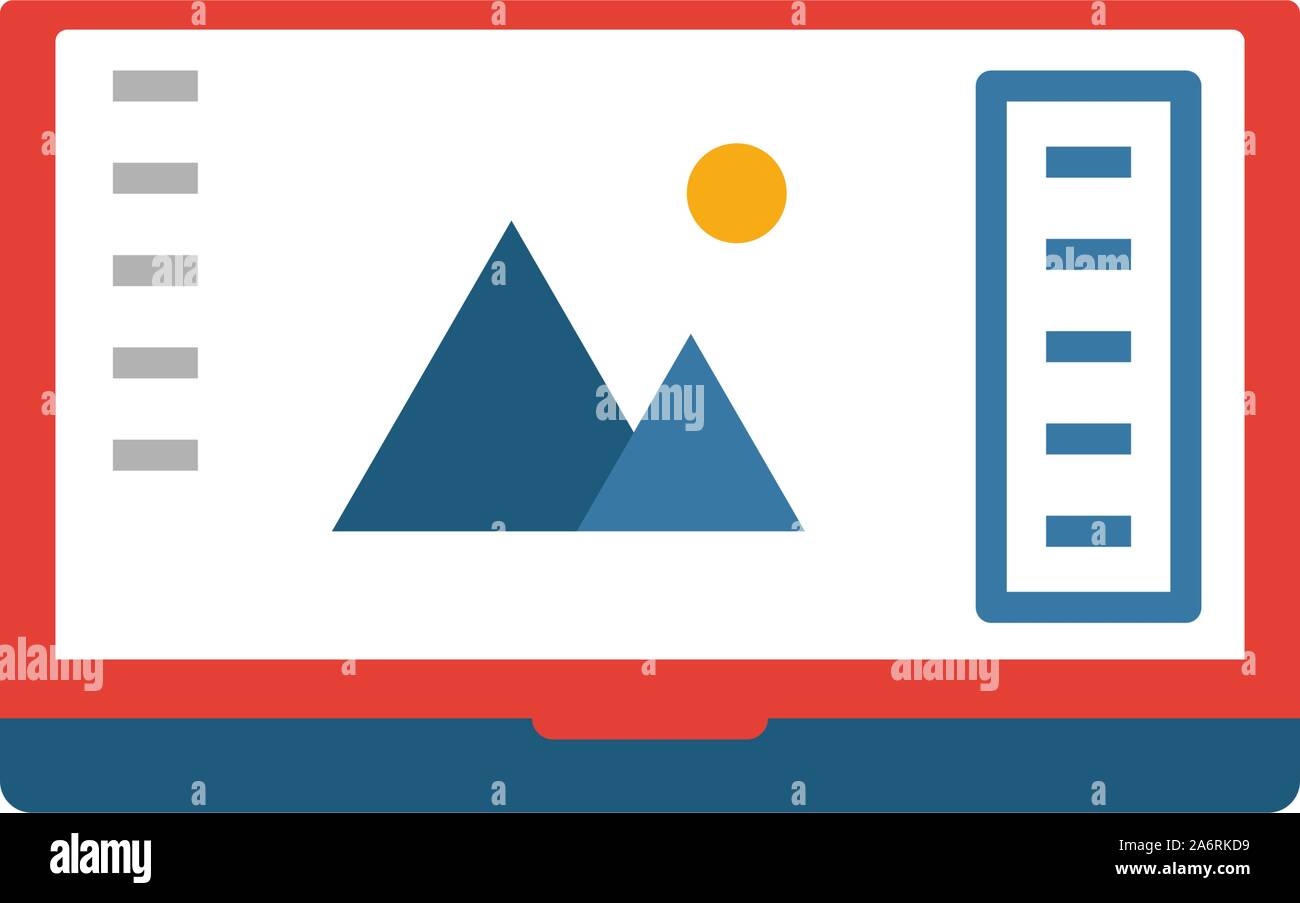 Design Software icon. Simple flat element from design ui and ux ...