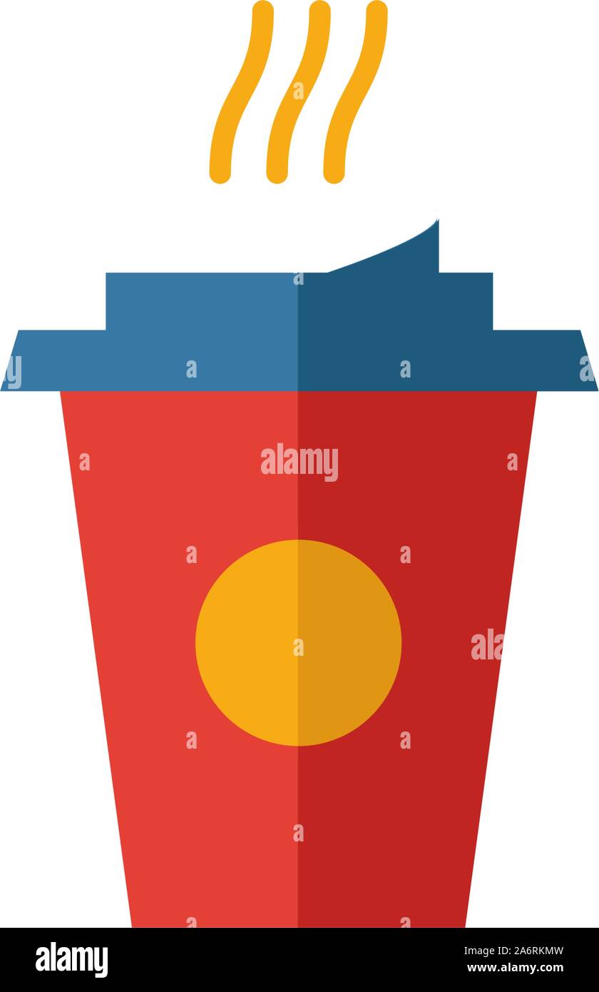 Coffee icon. Simple flat element from fastfood collection. Creative ...