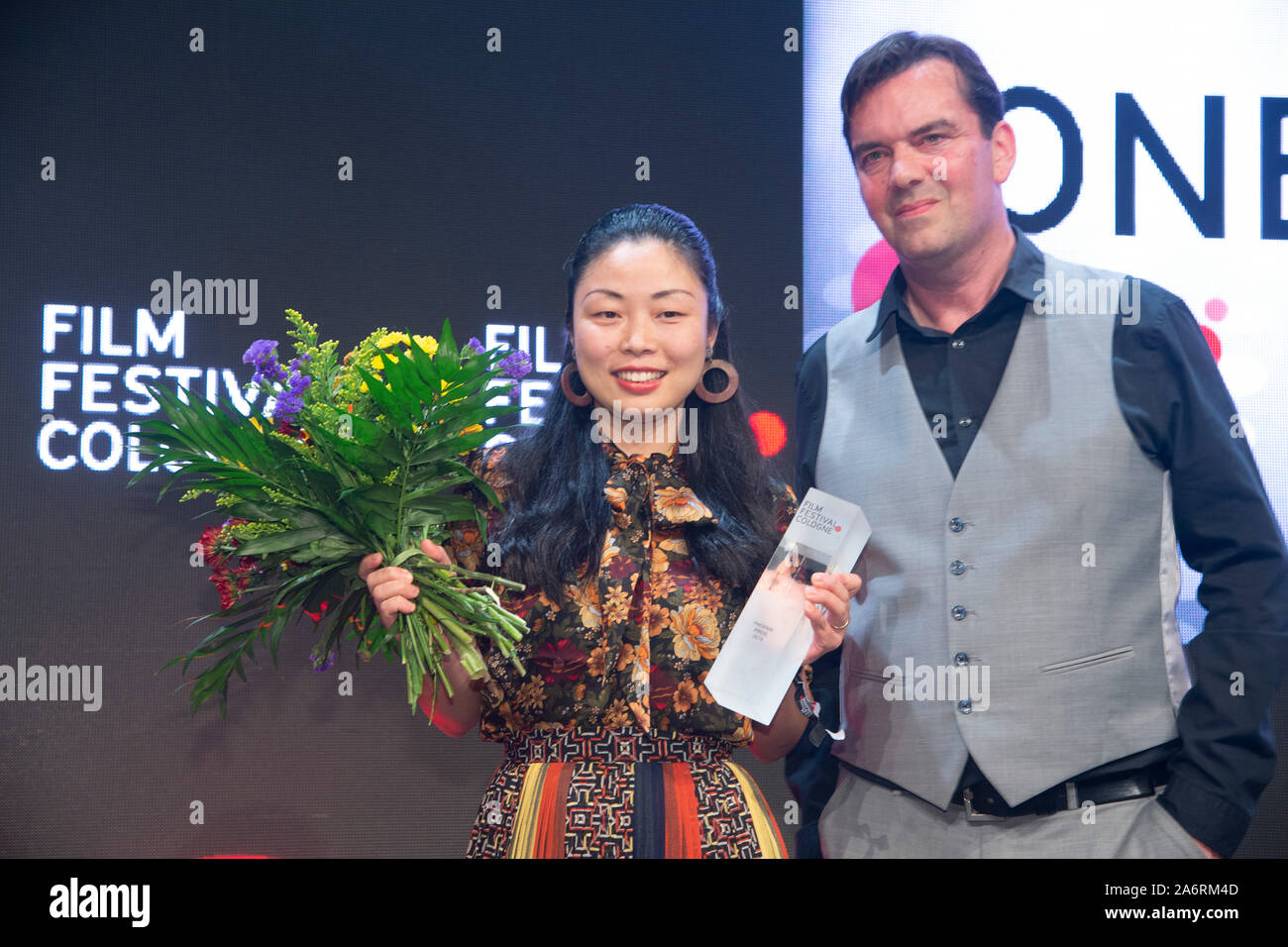 Cologne, Deutschland. 17th Oct, 2019. Nanfu WANG, CHN, filmmaker, prize winner, phoenix Preis ...